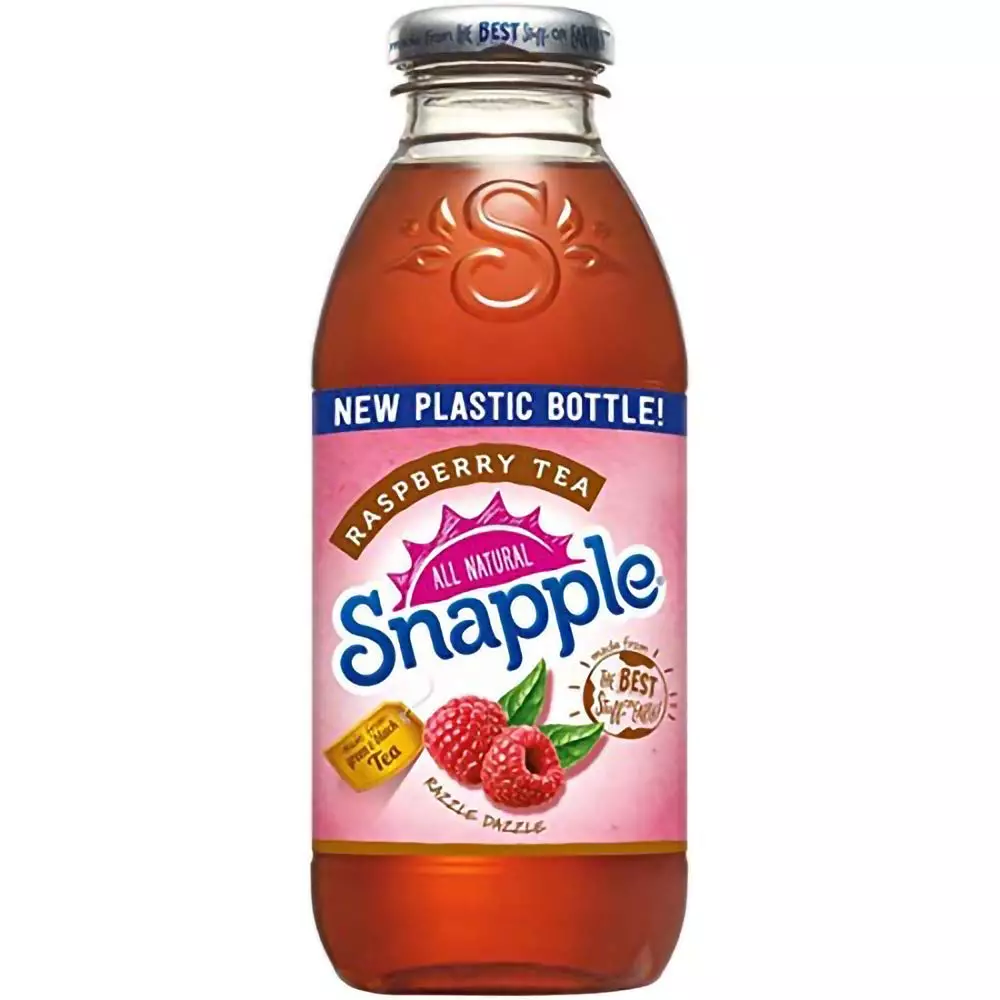 Té xeado de framboesa Snapple