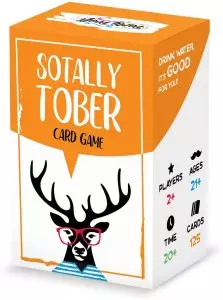 sotally tober drinking card game, drinking card game