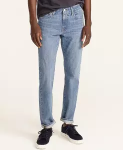 J.Crew 484 jean mỏng vừa vặn, giặt 5 năm