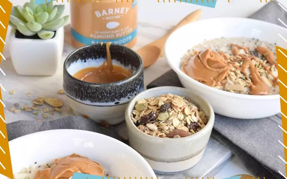 BARNEY Almond Butter, pata almond sili ona lelei