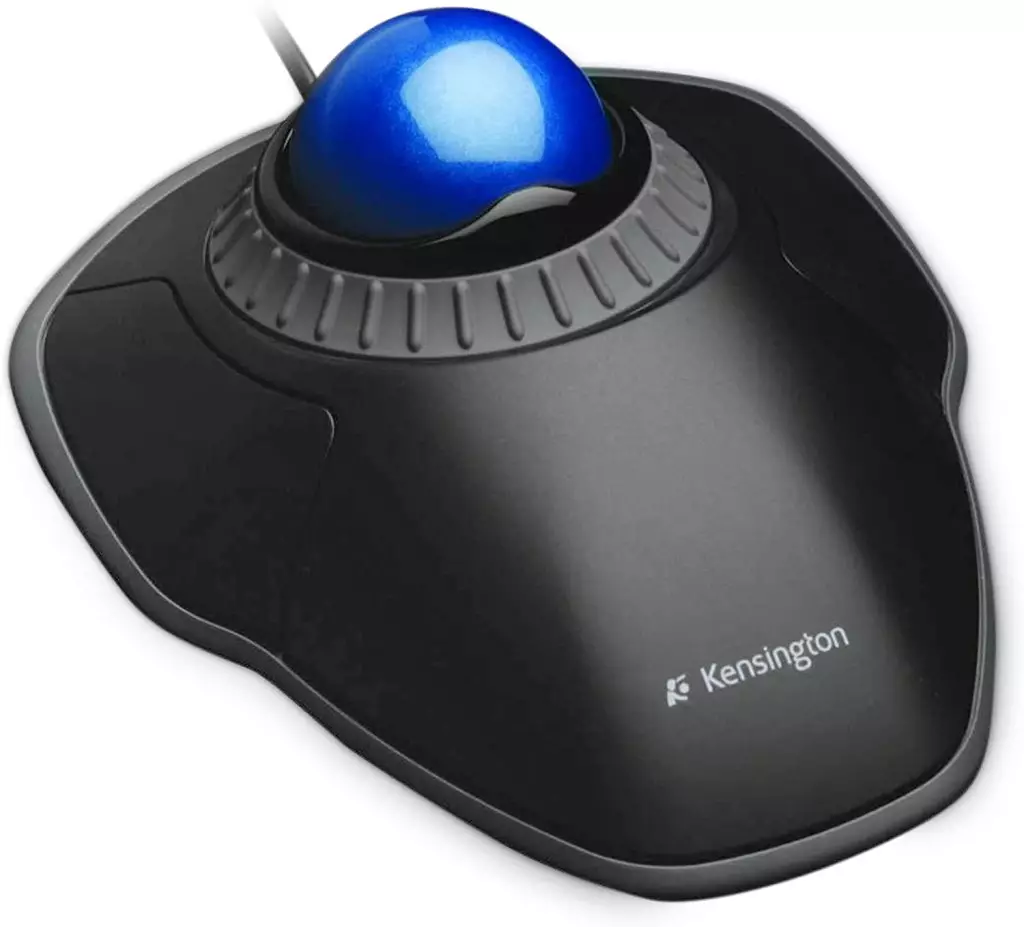Trackball Kensington Orbit cu inel de defilare, cel mai bun mouse ergonomic