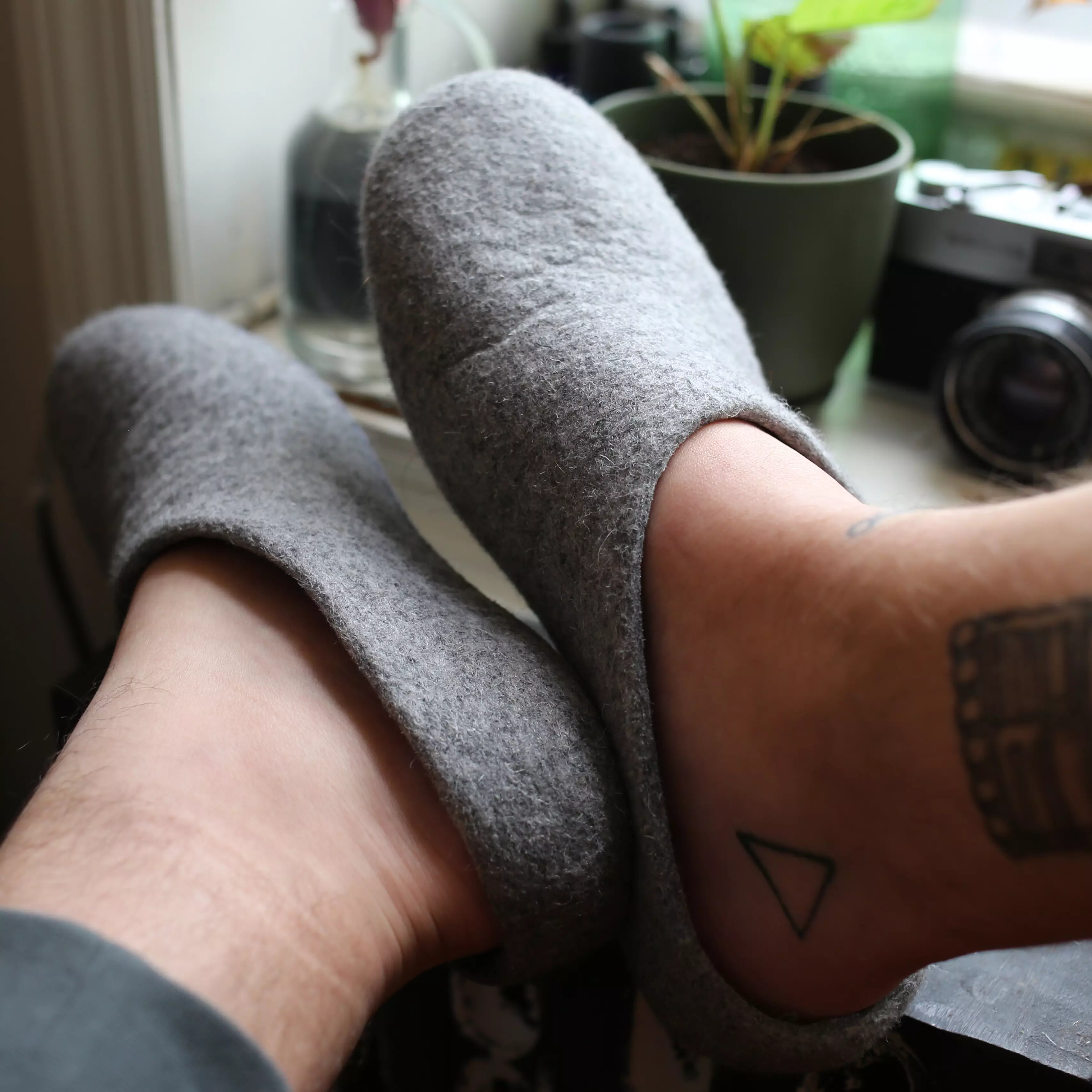 Kyrgyes Classic Wool Slippers