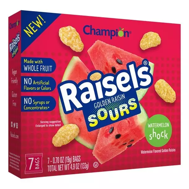 I-Champion Raisels kwi-Watermelon Shock