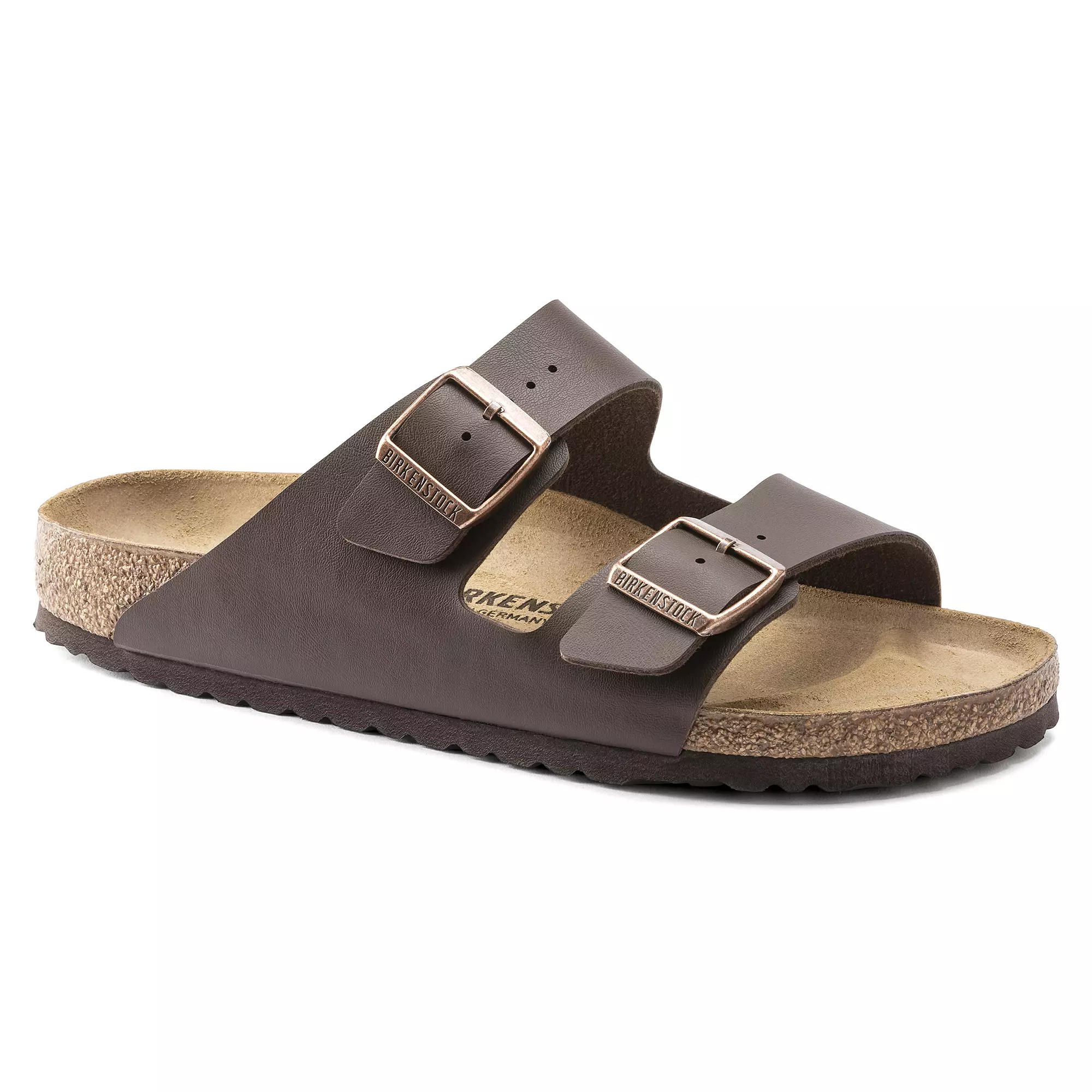 Birkenstock Arizona Birko-Flor Sandal ing coklat