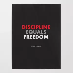 melhores cartazes motivacionais disciplina jocko willink citação