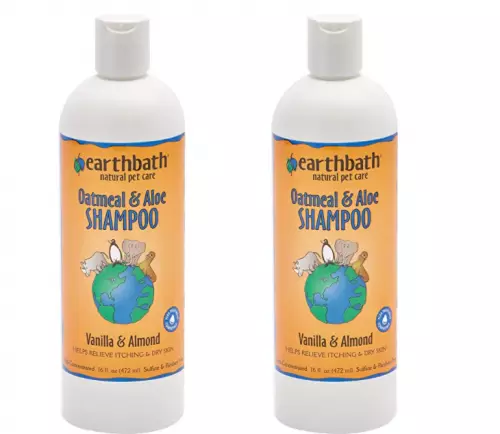 Earthbath avižinių dribsnių ir alavijo šampūnas