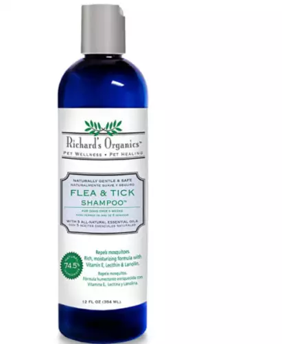 Shampoo para pulgas e carrapatos Richard's Organics