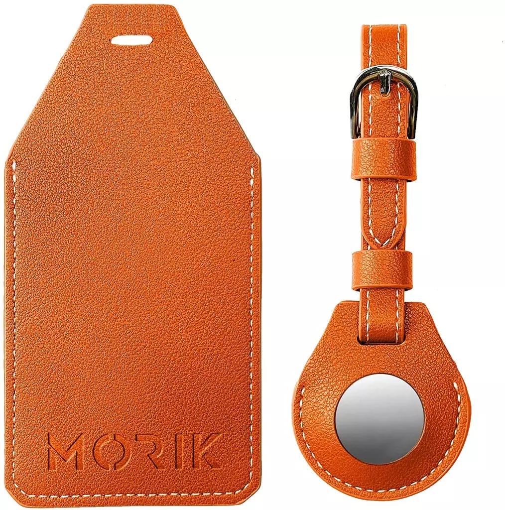 MORIK Secret AirTag Kulit Bagasi Tag