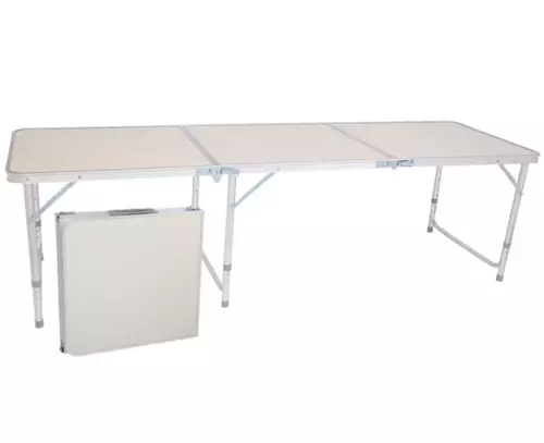6. Binrrio 铝制 6 脚折叠桌