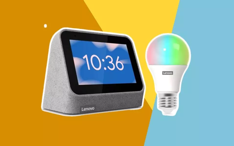 Lenovo Smart Clock 2 avec ampoule