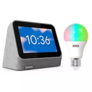 Lenovo Smart Clock 2 með snjöllum LED ljósaperu tilboði