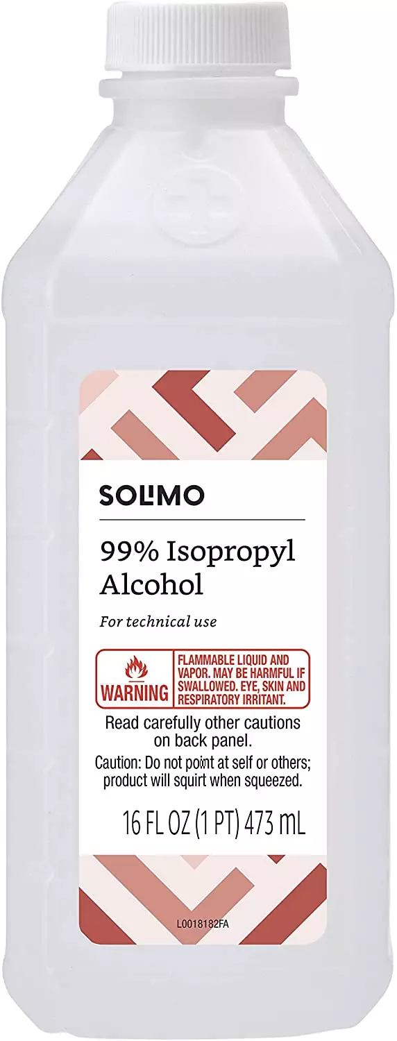 Solimo 99% Isopropyl Alcohol ສໍາລັບການນໍາໃຊ້ດ້ານວິຊາການ