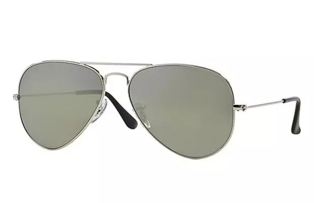 ray ban aviator glasögon för män med silver bågar och grå polariserade linser, bästa flygare solglasögon