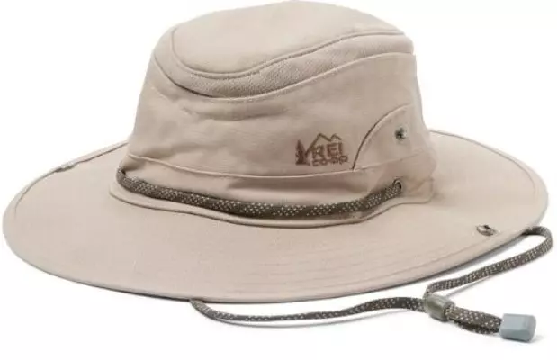 REI Co-op Vented Explorer Hat w kolorze khaki, kapelusze przeciwsłoneczne dla mężczyzn