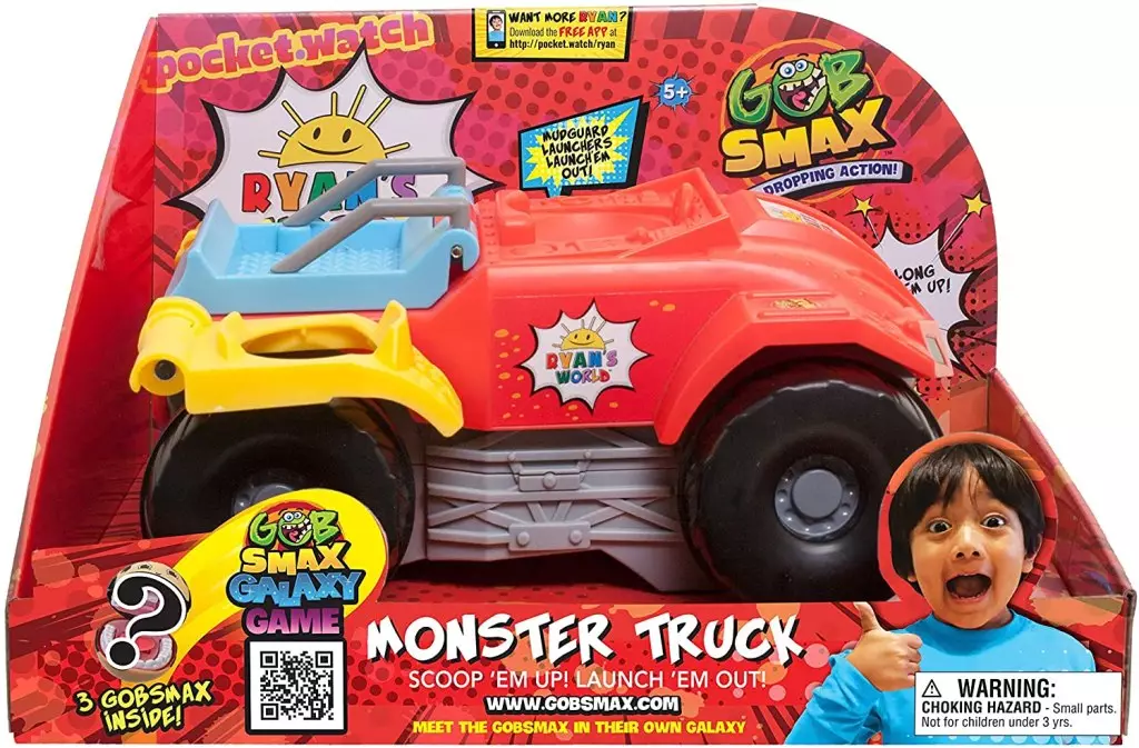 Το Ryan's World Monster Truck με τον Gobsmax