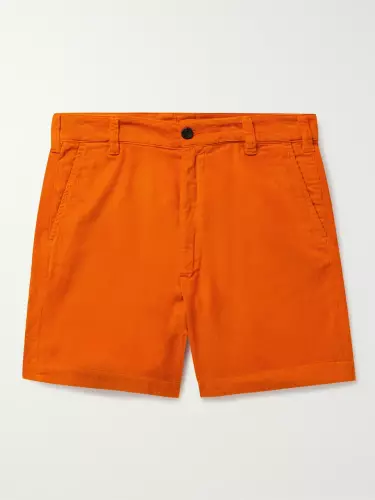 Drake's Slim-Fit Cotton-Corduroy Chino Shorts