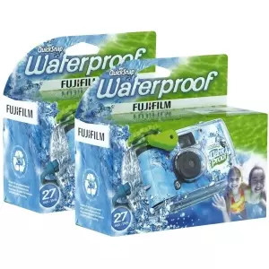 Fujifilm Disposable QuickSnap Waterproof kolam renang jero cai 35mm kaméra
