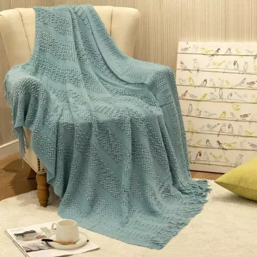 knit throw blanket