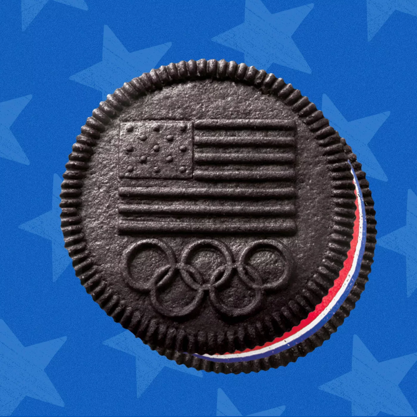 Oreo Limited Edition Olympic Team USA Sandwich Cookies Tamaño familiar - 12 oz - imaxe 7 de 11