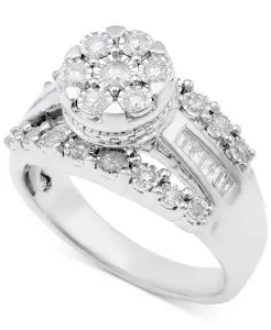 diamant koepel tros belofte ring, verloofringe onder 1000