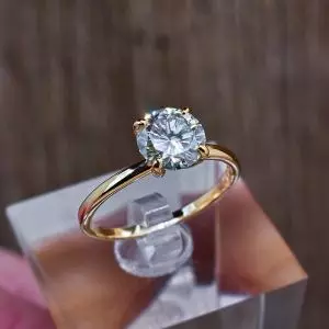 Bihls 14k सोने की सगाई की अंगूठी, 1000 . के तहत सगाई की अंगूठी