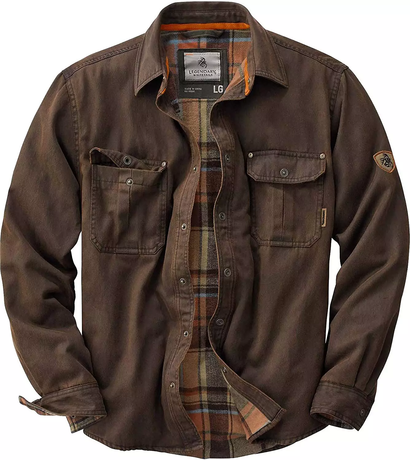 جاكيت Legendary-Whitetails-Journeyman-Flannel-Lined-Shirt-Jacket
