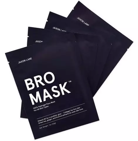 Topeng Jaxon Lane Bro Mask Facial Sheet Mask; topeng muka terbaik untuk lelaki