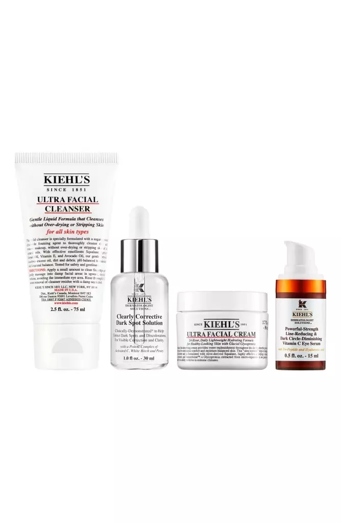 Маҷмӯи нигоҳубини пӯсти Kiehl's Brighten Up & Glow