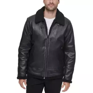 Calvin Klein Faux Shearling-jakke