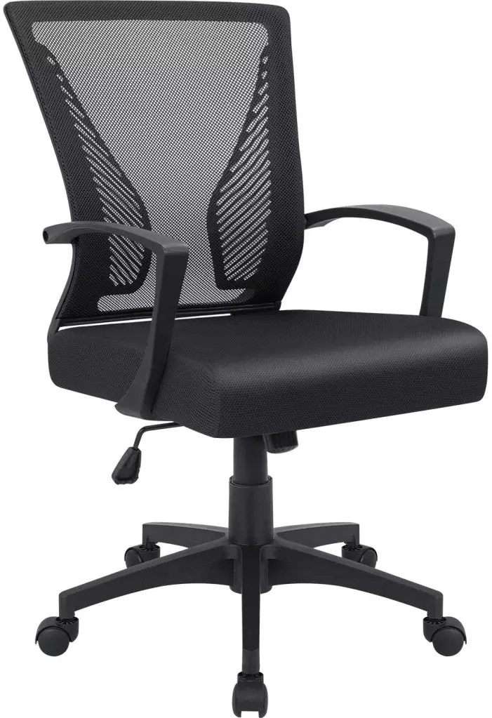 Офісне сітчасте крісло Furmax із середньою спинкою