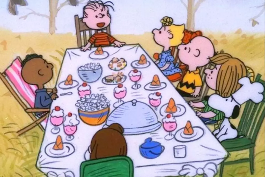 Fim din godiya Charlie Brown Thanksgiving