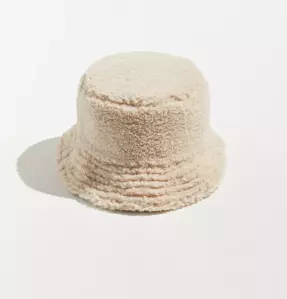 UO Sherpa Bucket Hat, bont emmer hoeden