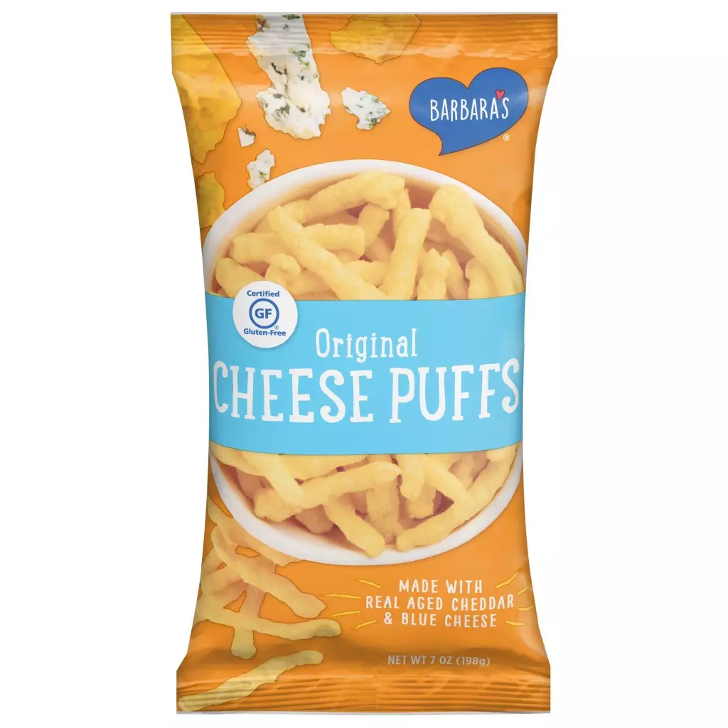 Barbara's Cheese Puffs, အကောင်းဆုံး Snack အစားအစာများ