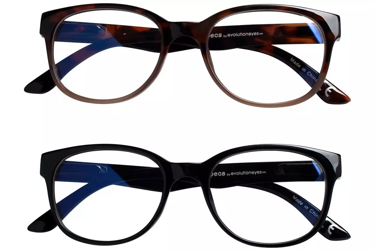 Discount-Glasses.com-Evolutioneyes-Especs-Blue, nejlepší dárky pro milovníky knih