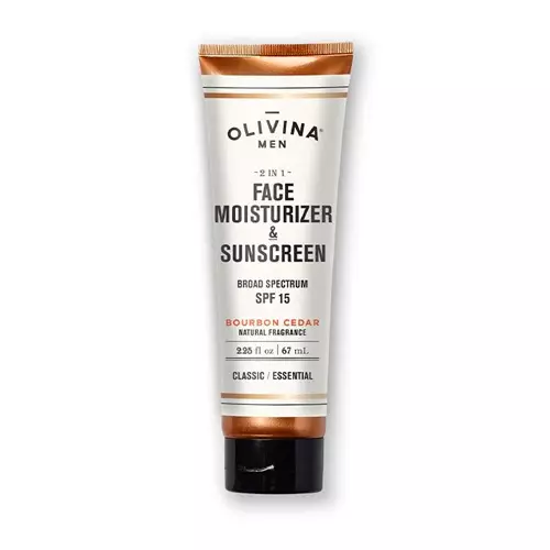 Olivina Men 2-in-1 Face Moisturizer & Sunscreen, pi bon krèm pwotèj kont solèy natirèl
