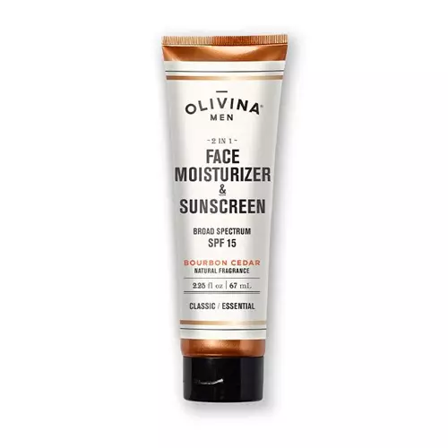 Olivina Men 2-in-1 Face Moisturizer & Sunscreen, pinakamahusay na natural na sunscreen