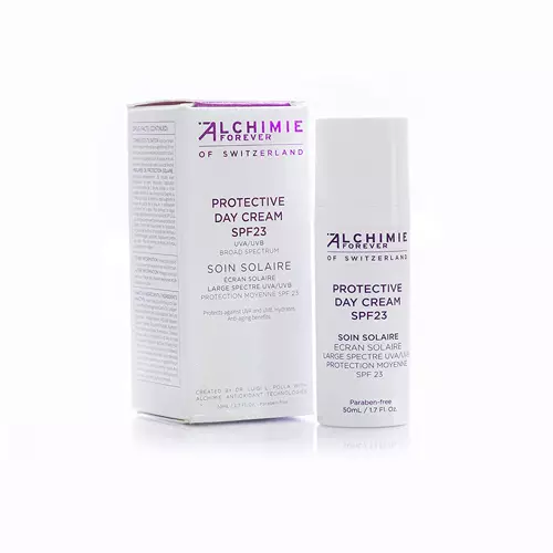 Cremă protectoare de zi Alchimie Forever SPF 23, cea mai bună protecție solară naturală