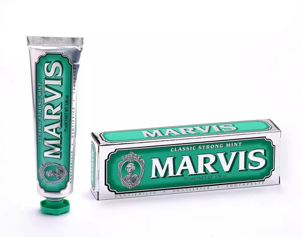 Marvis Classic Mintys cryf, past dannedd gorau