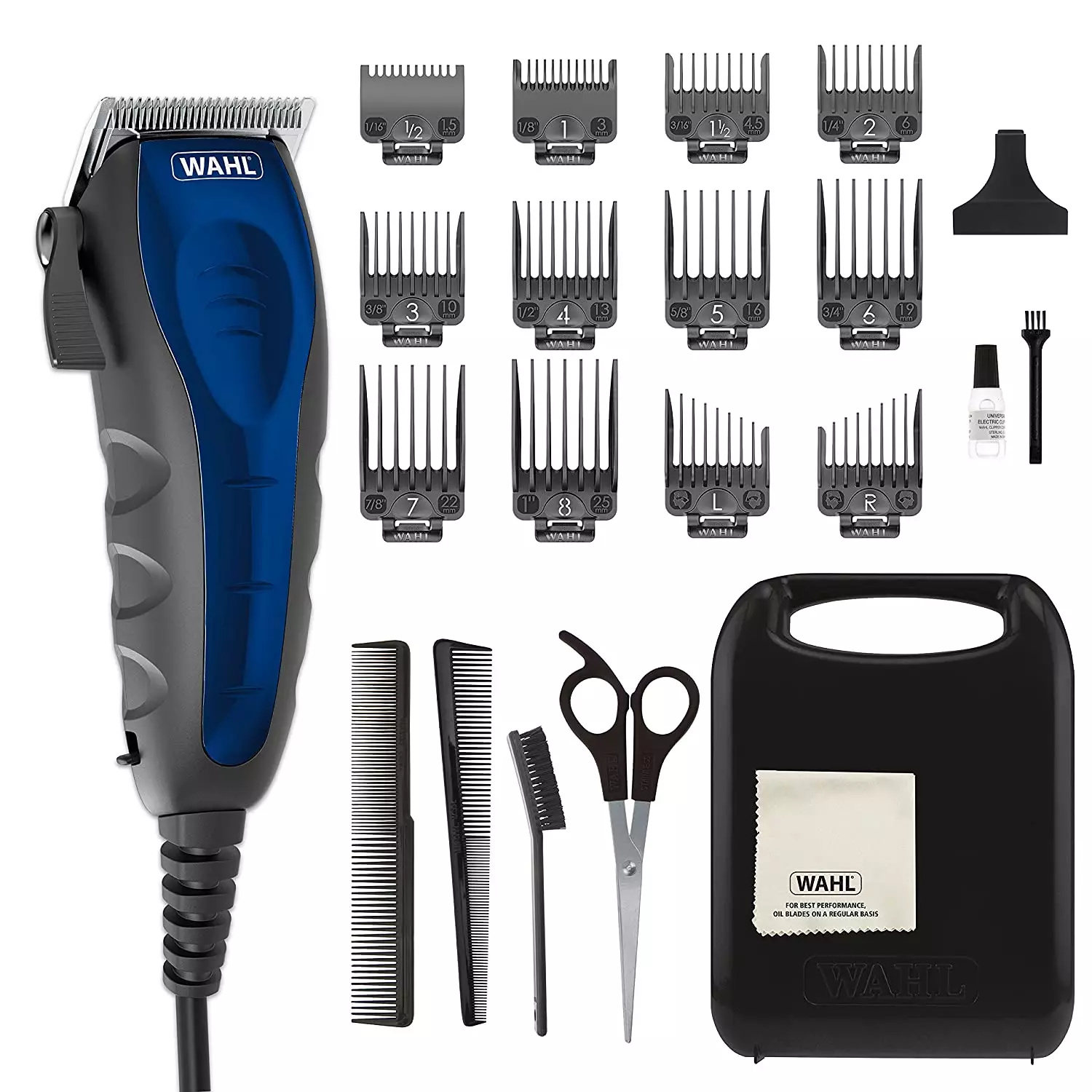 Wahl Model 79467 Clipper oo wata waardiyayaasha iyo qalabka