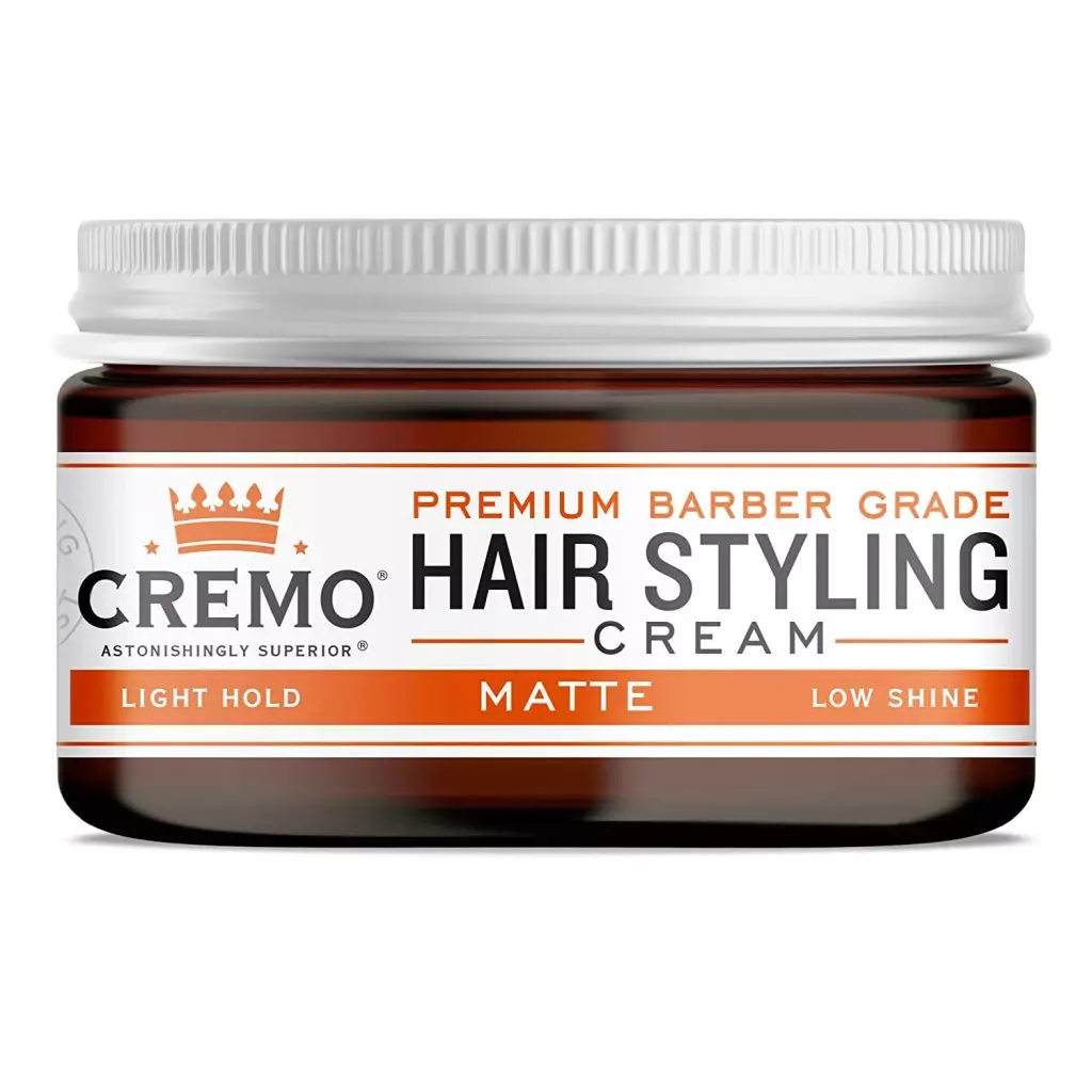 Cremo hair styling matte cream yakaderera kubata, kupenya kwakaderera