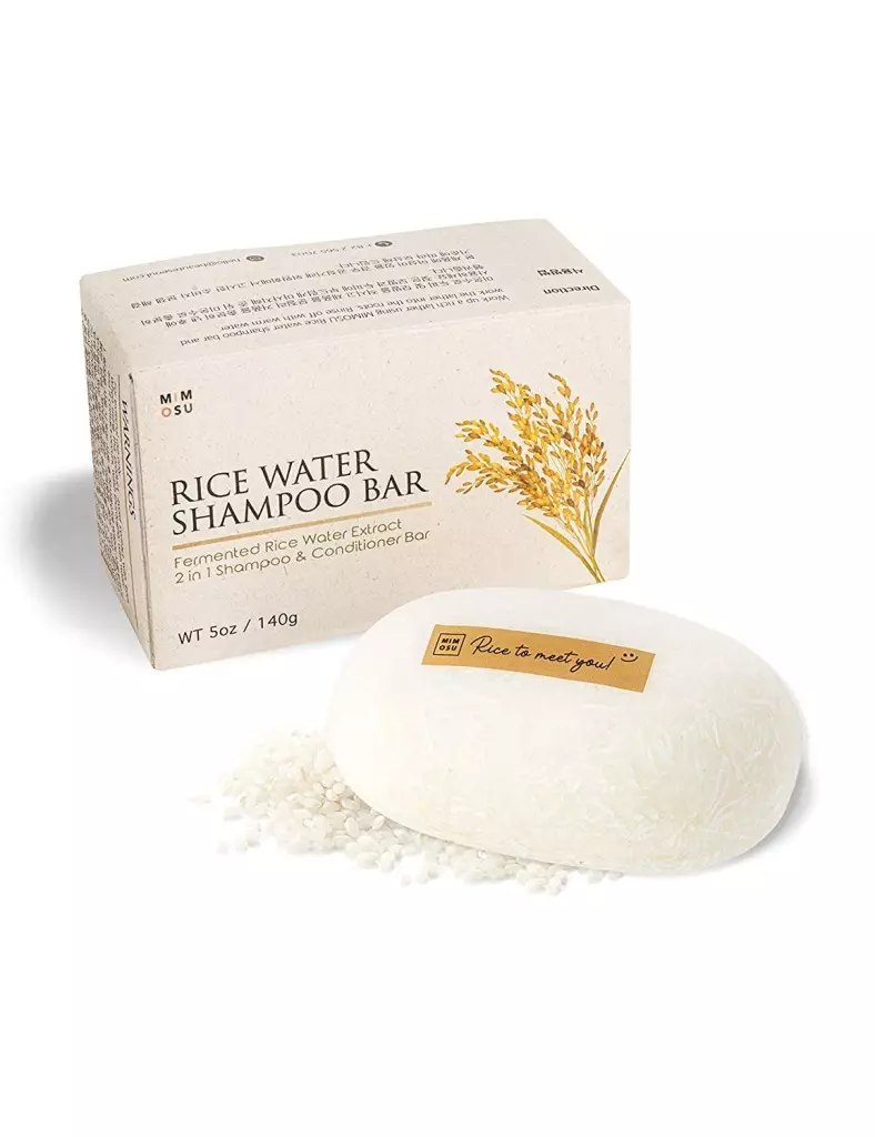 Reiswasser-Shampoo und Conditioner von Mimosu
