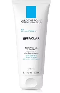 La Roche-Posay Effaclar Medicated Gel Acne Face Wash, Kutsuka Pamaso Ndi Salicylic Acid