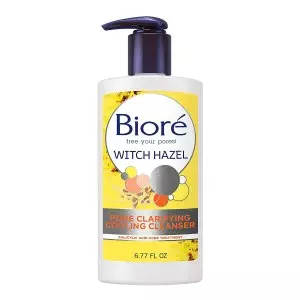 Veido prausiklis „Bioré Witch Hazel Pore“ išskaidrinamas nuo spuogų