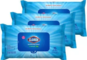 Clorox消毒濕巾，最好的清潔濕巾