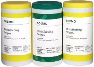 solimo brand disinfecting wipes, zvakanakisa kuchenesa zvinopukuta