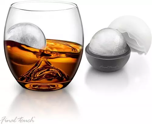Copo de Whisky Final Touch com Ice Ball Maker