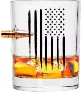 melhores copos de uísque projétil real bandeira americana