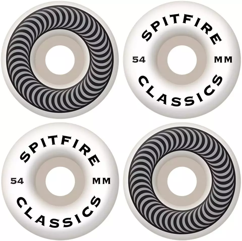 Spitfire Classic Series High Performance Skateboard Wheel Ṣeto ti 4