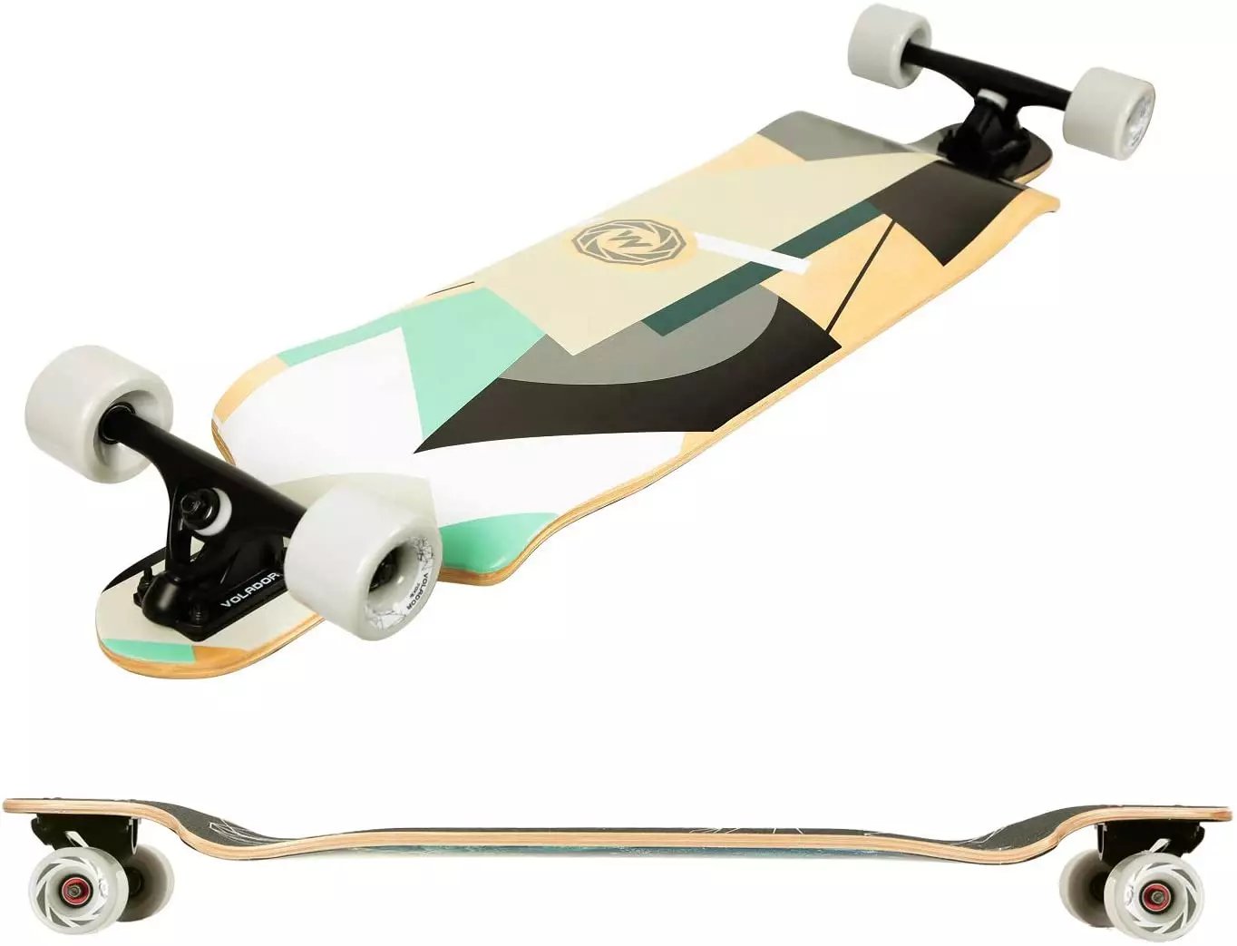 Skateboard longboard da discesa in acero di minoranza; miglior skateboard per principianti