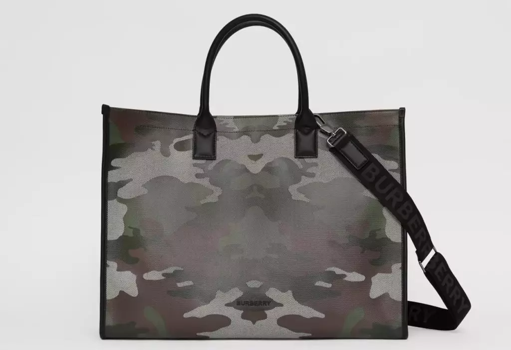 Burberry-Camouflage-Print-Cotton-Tote